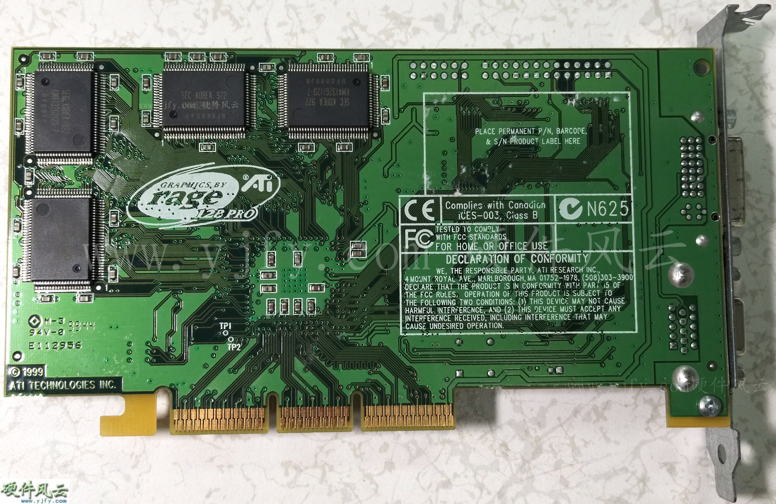 ATi RAGE FURY PRO 109 63100 00B